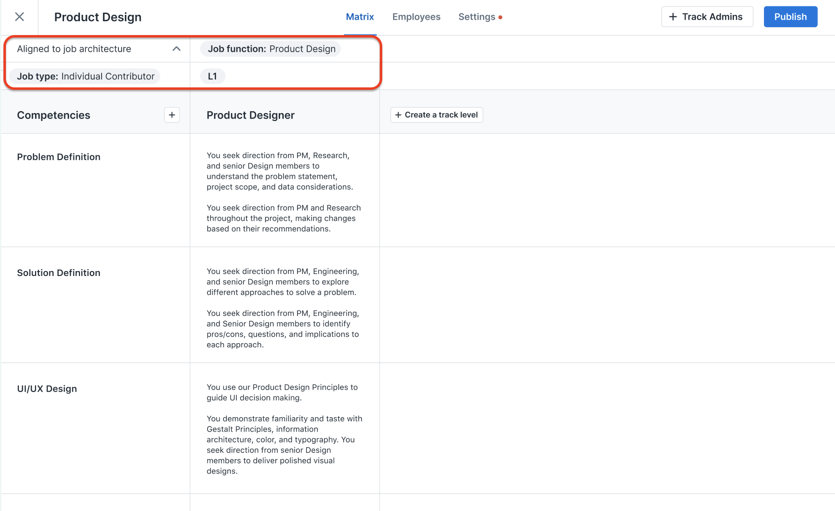 Align Job Architecture Fields to Grow Tracks – Lattice Help Center