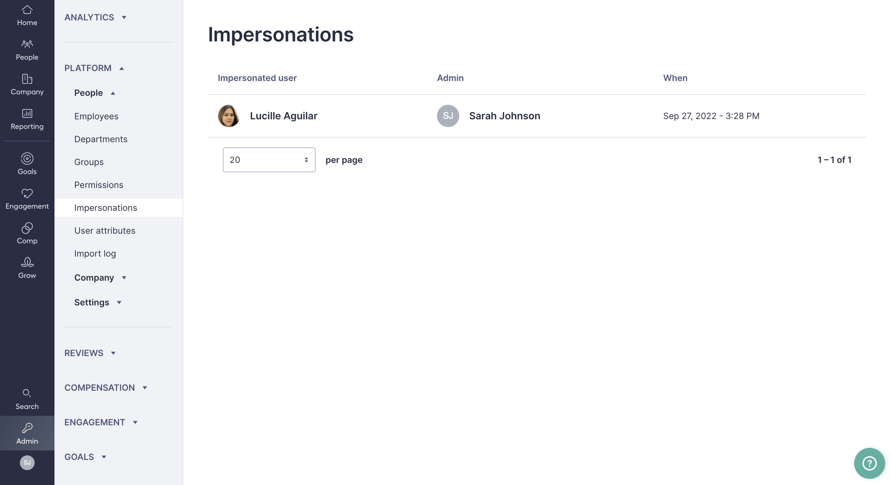Admin Impersonation – Lattice Help Center